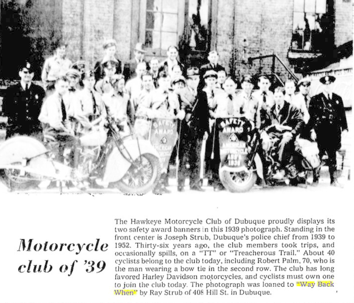 HAWKEYE MOTORCYCLE CLUB - Encyclopedia Dubuque