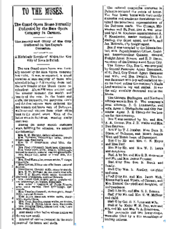 GRAND OPERA HOUSE - Encyclopedia Dubuque