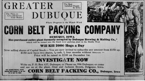 CORN BELT PACKING COMPANY - Encyclopedia Dubuque