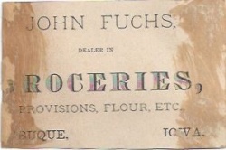 JOHN FUCHS - Encyclopedia Dubuque