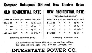 INTERSTATE POWER COMPANY - Encyclopedia Dubuque