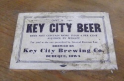 KEY CITY BREWING COMPANY - Encyclopedia Dubuque