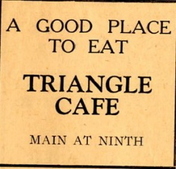 TRIANGLE CAFE - Encyclopedia Dubuque