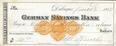GERMAN SAVINGS BANK - Encyclopedia Dubuque