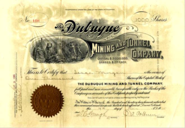 DUBUQUE MINING AND TUNNEL COMPANY - Encyclopedia Dubuque