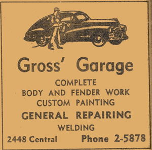 GROSS' GARAGE - Encyclopedia Dubuque
